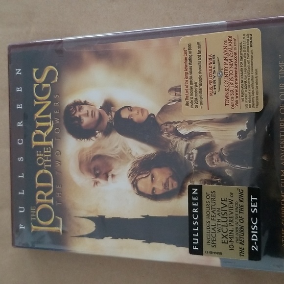 New Line Cinema | Media | Lord Of The Rings Dvd New Fullscreen 2 Disk ...